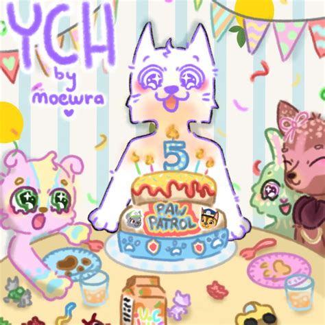 Ych Birthday By Moewra Ych Commishes