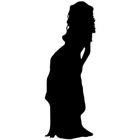 Page Woman Body Silhouette Cliparts Free Vector Images