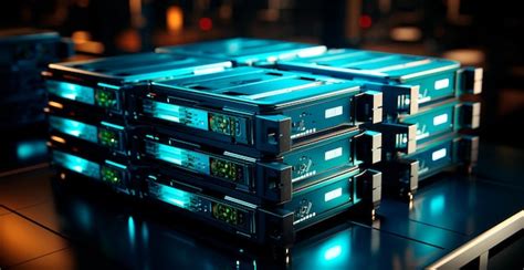 Network Of Connections In Servers Data Storage Systems In Data Centers Ai Generated Image