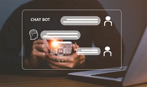 Ai 인공 지능과 채팅하십시오 기술 스마트 로봇 Ai 인공 지능을 사용하여 명령 프롬프트를 입력하여 무언가를 생성하고 미래 기술 변환 챗봇에 대한 스톡 사진 및 기타 이미지