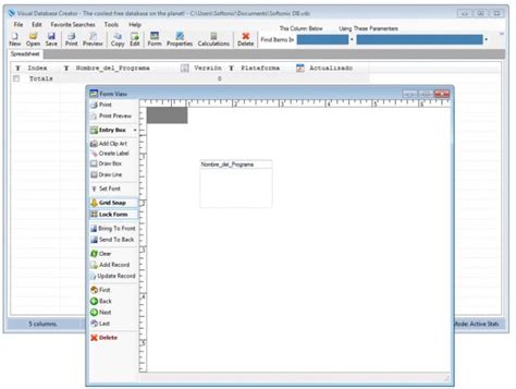 Visual Database Creator Descargar