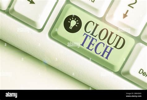 Writing Note Showing Cloud Tech Business Concept For Storing And Accessing Data And Programs