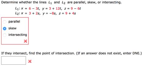 Solved Determine Whether The Lines L1 And L2 Are Parallel