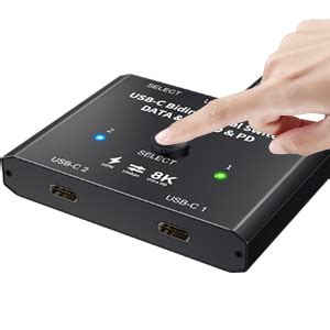 Amazon Com USB C Switch 2 In 1 Out Type C Bidirectional Switcher 2 In 1 Out Used For 2