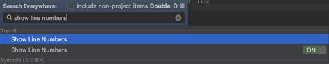 How Can I Permanently Enable Line Numbers In Intellij Stack Overflow
