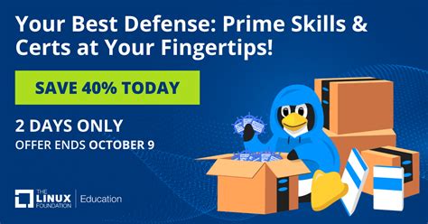 Two Days Only Save 40 On All E Learning And Certifications Linux Foundation Education