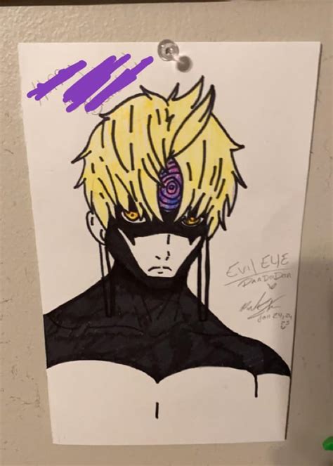How To Draw An Evil Eye