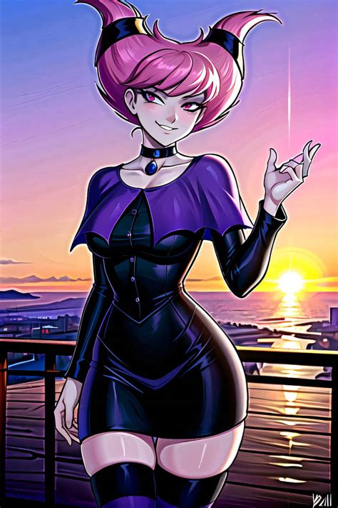 Jinx Teen Titans Cartoon Concept 4 By Quantumreel On Deviantart