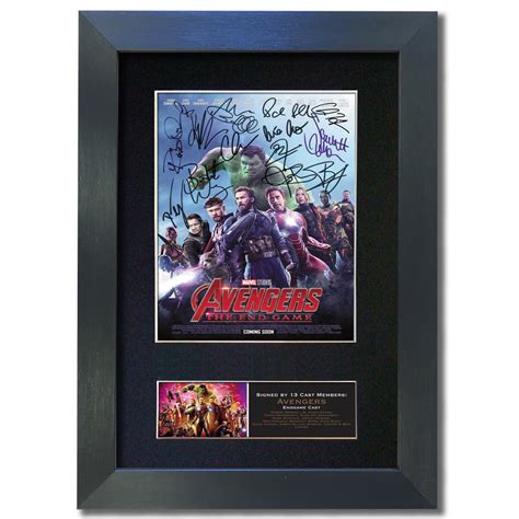 Avengers Endgame Quality Autograph Mounted Signed Photo Reprint Poster