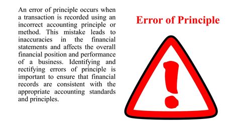 Accounting Error In Accounting Pptx