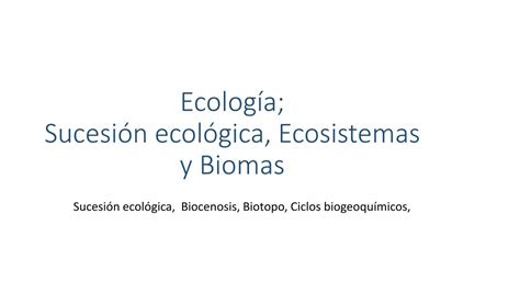 Pdf Ecología 3 Ecosistemas Y Biomas Dokumentips
