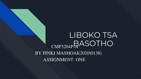 Liboko Tsa Basothopptx