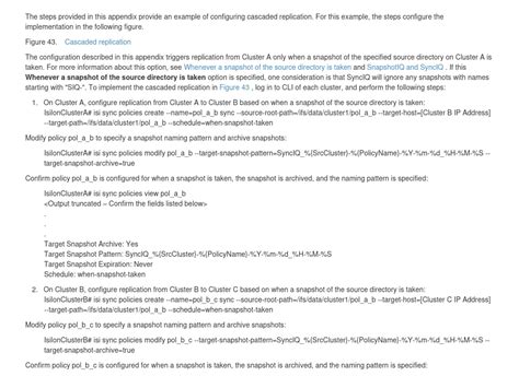 Appendix C Configuring Cascaded Replication Dell Powerscale Synciq Architecture