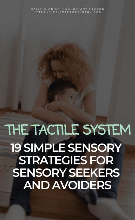 The Tactile System Sensory Processing Systems Explained