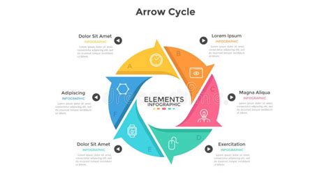 Vector Infographic Template Stock Vector Illustration Of Plan Presentation 185638467