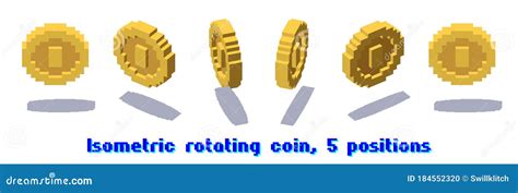 Pixel Coins Stack Retro 8 Bit Video Game Golden Coin Pile 2d Sprite Asset For Arcade Game