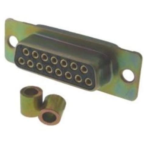 Itt Cannon Dsub 15f Pcb Str G50 Zinc Damm15sm Zoro