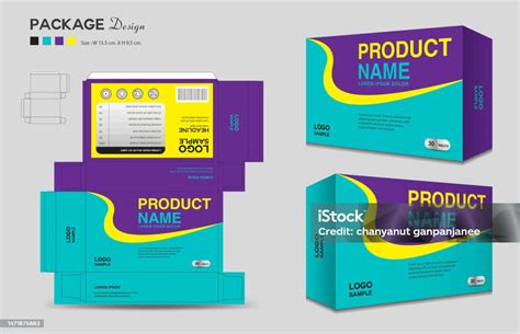 보충제 및 화장품 상자 디자인 패키지 디자인 서식 파일 상자 개요 상자 포장 라벨 디자인 의료 라벨 포장 디자인 창의적인 아이디어 벡터 현실적인 모형 건강관리와 의술에 대한