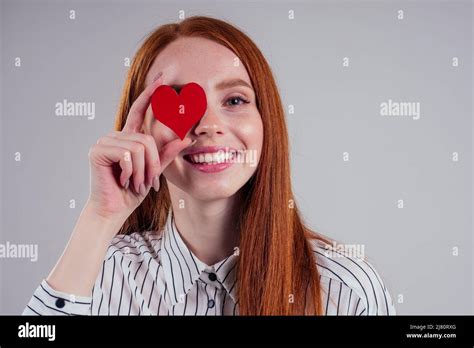 Happy Redhead Girl Hi Res Stock Photography And Images Alamy