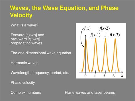 Ppt Waves The Wave Equation And Phase Velocity Powerpoint Presentation Id 3890785