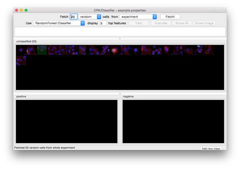 V Classifier — Cellprofiler Analyst 221 Documentation