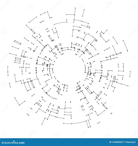 Connecting Lines And Dots On White Background Abstract Network Connection Design Concept Stock