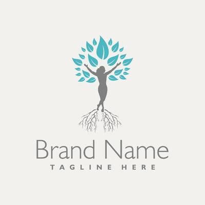 Woman Tree Logo Vector Art Icons And Graphics For Free Download