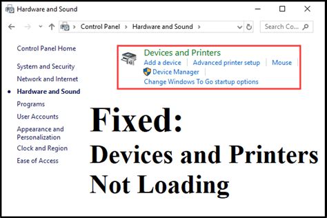 Devices And Printers Not Loading Here Are Solutions