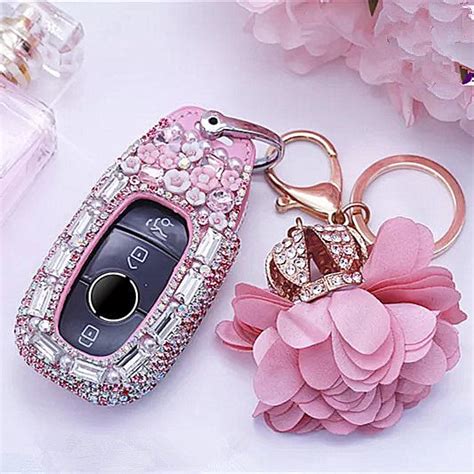 Bling New 2018 2019 Mercedes Benz E C S Class Car Key Fob With Rhinest