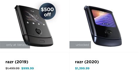 Motorolas Folding Phones Motorola Razr G Vs Razr Pandaily