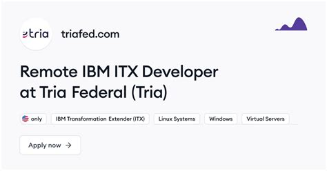 Himalayas On Linkedin Remote Ibm Itx Developer Job At Tria Federal Tria