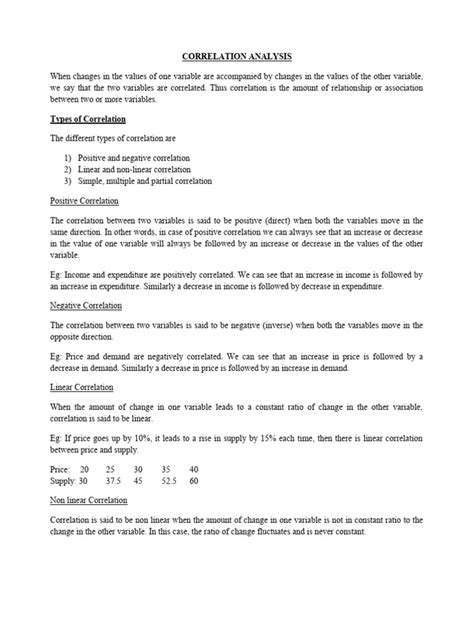 Qt Correlation And Regression 1 Pdf Regression Analysis Dependent And Independent Variables