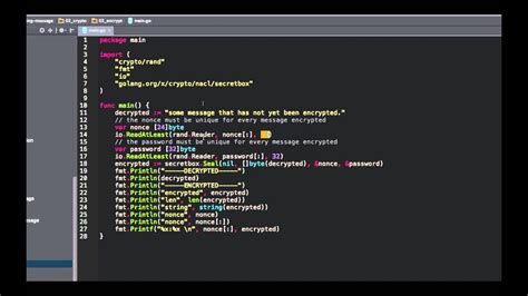 Golang Encryption Youtube
