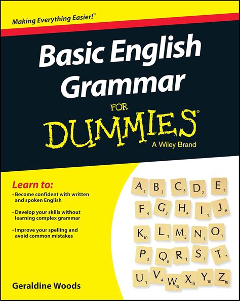 Basic English Grammar For Dummies Us Us Edition For Dummies