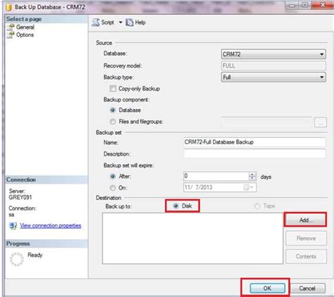 How To Identify And Backup Correct Sage Crm Database Sage Crm Tips Tricks And Components