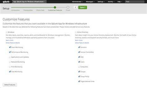 Configure The Splunk App For Windows Infrastructure Splunk Documentation