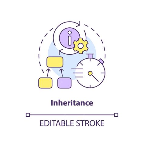 Premium Vector Inheritance Concept Icon