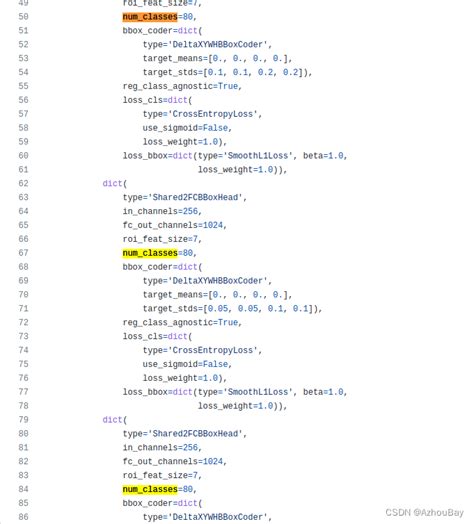 The `numclasses` 80 In Shared2fcbboxhead Of Mmdataparallel Does Not