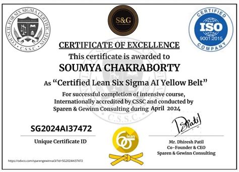 Leansixsigma Ai Processoptimization Continuousimprovement Certification