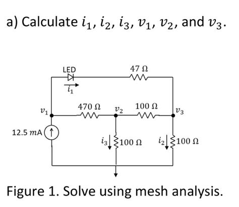 Solved A Calculate I I I V V And V Figure Solve Chegg Com