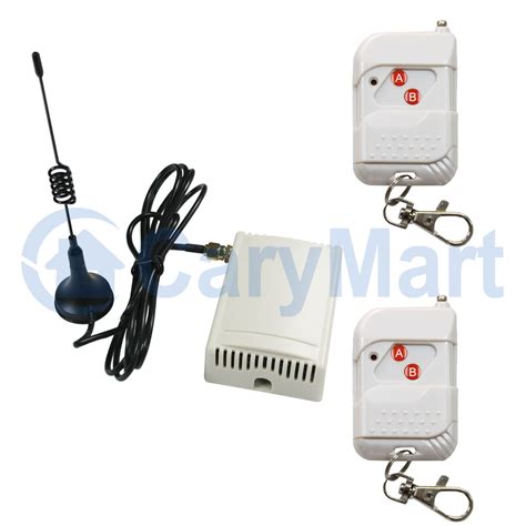 2 Channel DC Radio Frequency Self Locking On Off Remote Control Switch