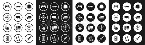 Set Processor With Microcircuits CPU Smart Tv Social Network Gamepad