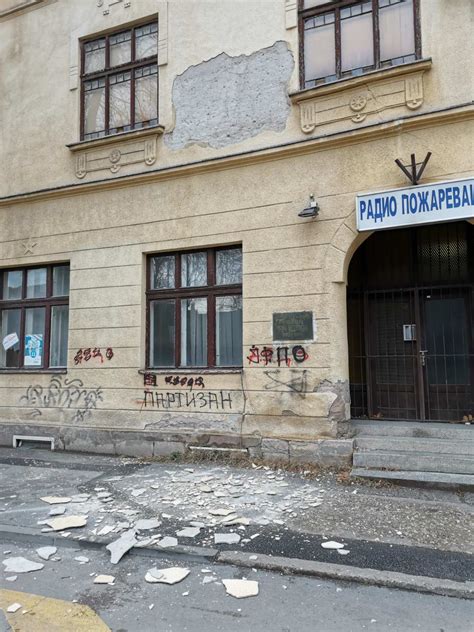 Пожаревац Обрушио се део фасаде у центру града