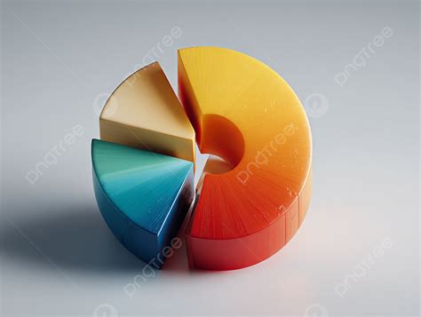 3d Pie Chart High Detail Render Techniques Background 3d Pie Chart
