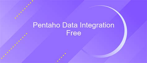 Pentaho Data Integration Free Apix Drive