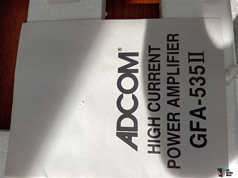 Adcom Gfa 535 Ii For Sale Us Audio Mart