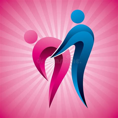 Kama Sutra On Abstract Pink Sunlight Background Quickie Sex Pose Vector Illustration Stock