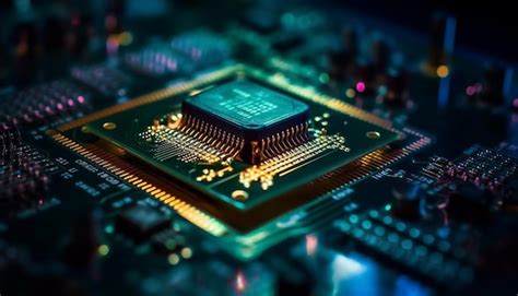 Premium Ai Image Complex Computer Circuit Board Showcases Futuristic Technology And Electrical