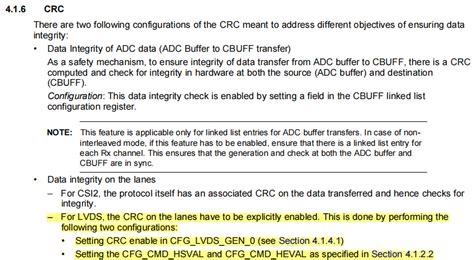 Awr2243 Lvds Crc Sensors Forum Sensors Ti E2e Support Forums