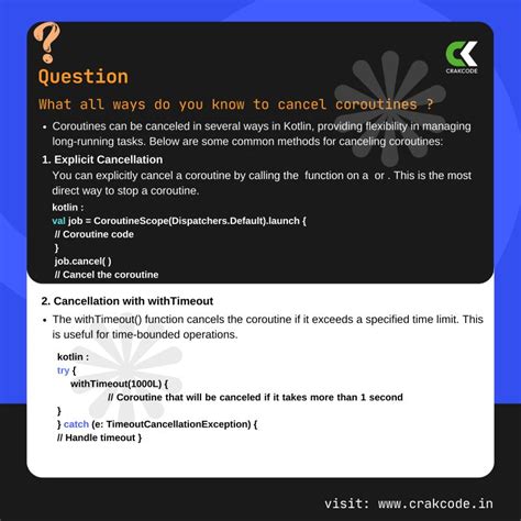 Kotlin Coroutines Concurrency Androiddevelopment Softwareengineering Programming Techtips